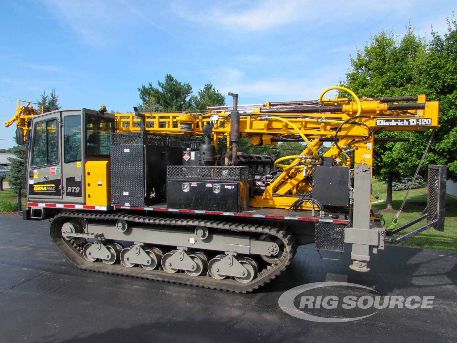 Track Mounted Diedrich D-120 Drill Rig - for Rent - #16118 | Drill Rigs ...