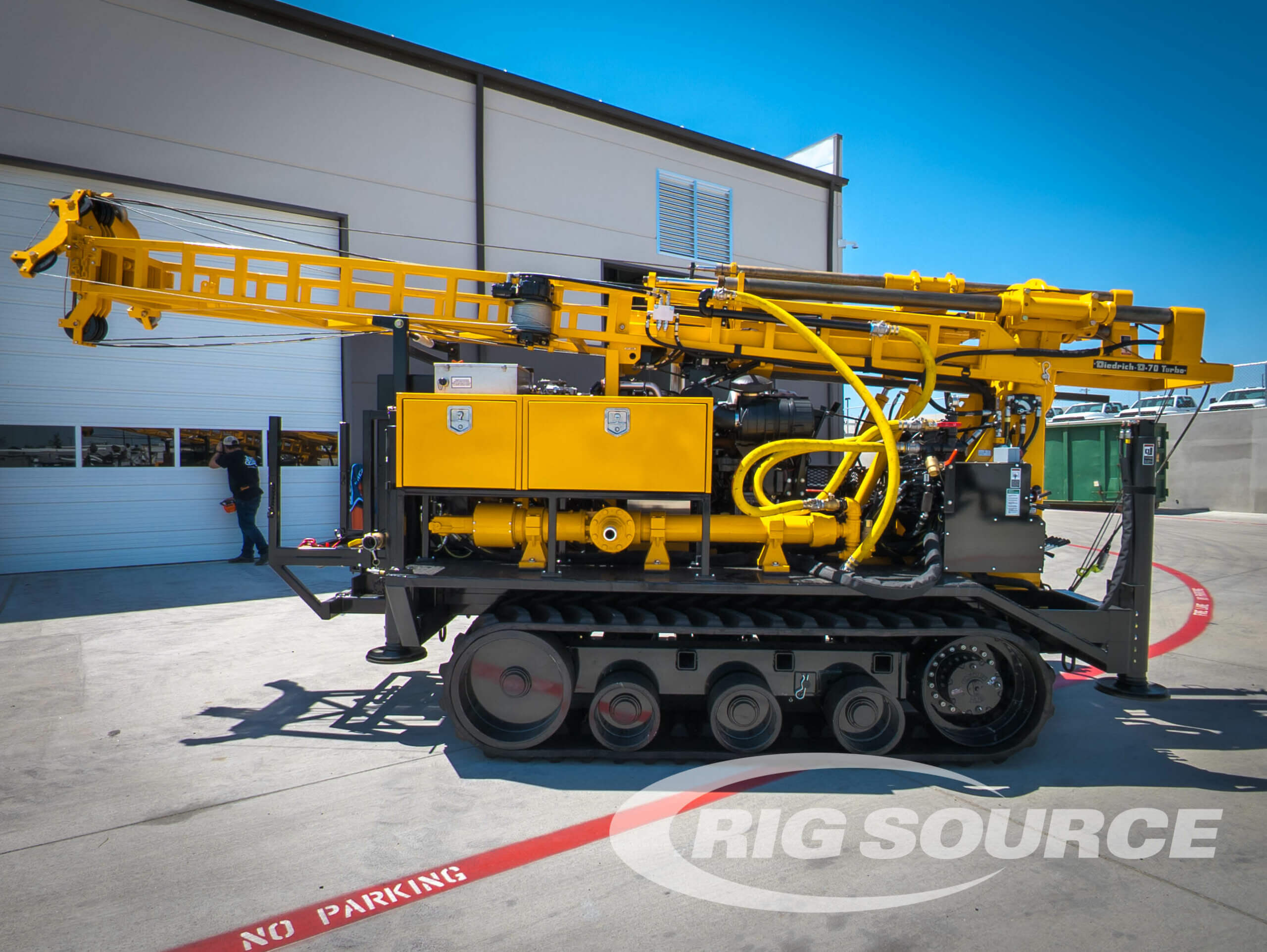 Diedrich D-70 Remote Drill Rig | Track Drilling Rig | Unit # 23108