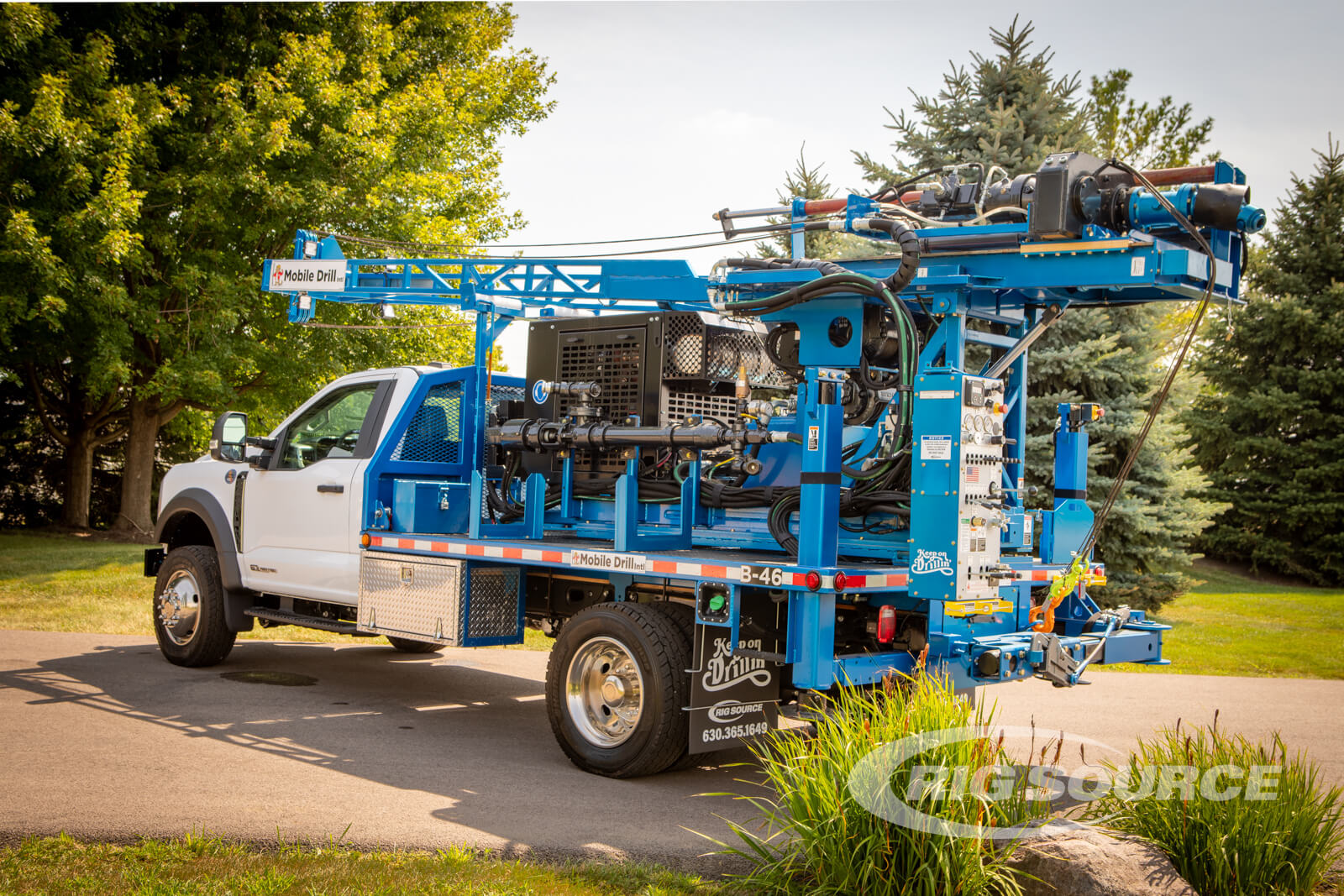 Mobile B-46 on Ford F600 | Drill Rigs For Rent | Unit 24104