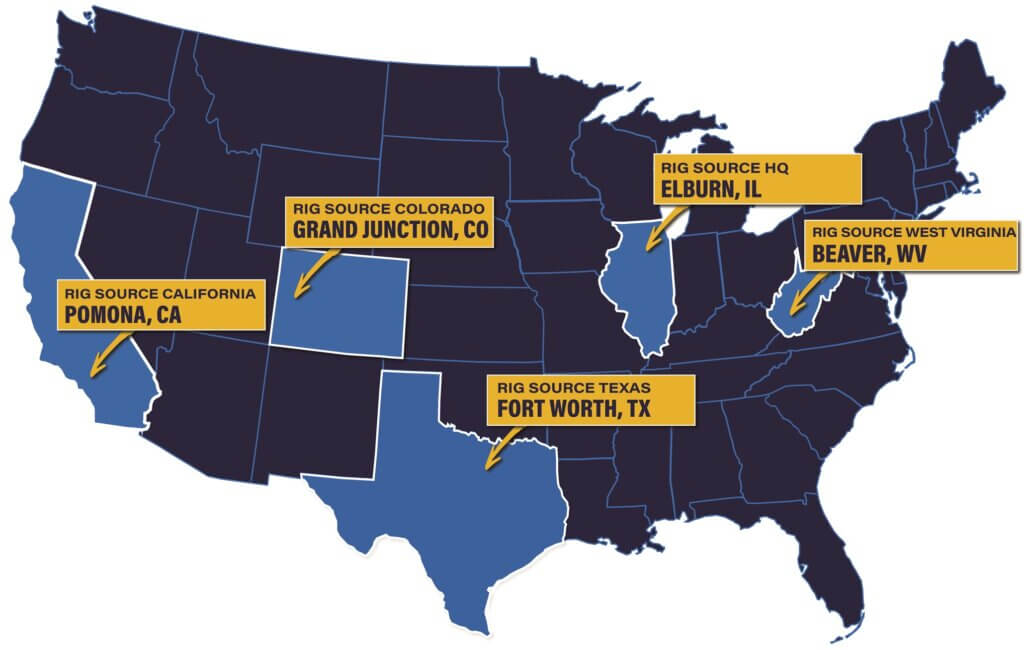 Rig Source Locations | Track Drilling Rigs