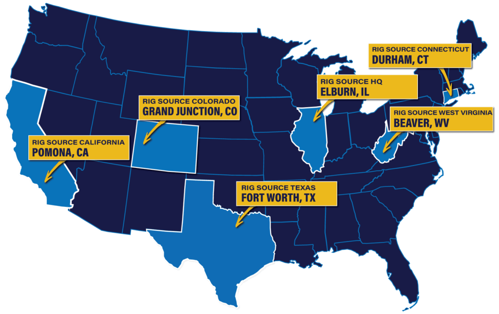 Rig Source Locations | Track Drilling Rigs